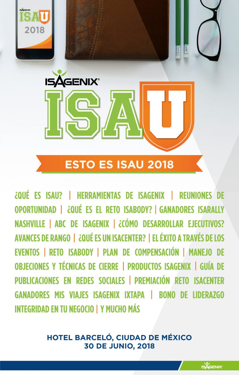 Cartel Oficial IsaU 2018 - IsaFYI México